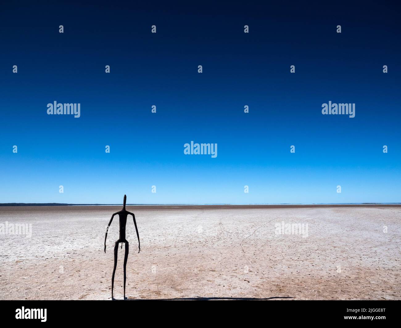 One of the Lake Ballard. "Salt People" - 51 metal-alloy sculptures by ...