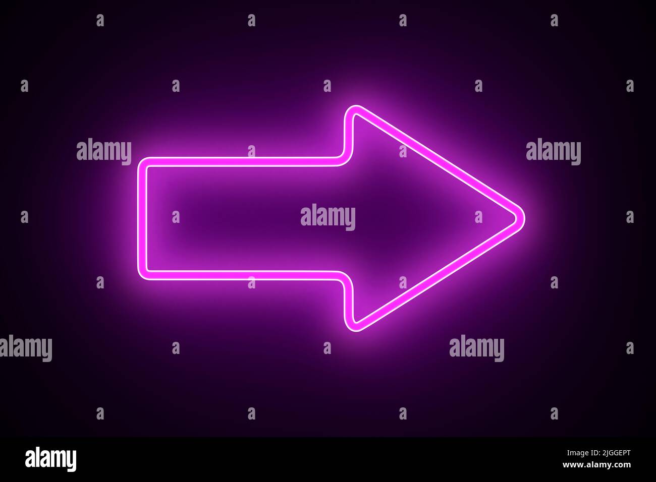Neon light arrow hi-res stock photography and images - Alamy