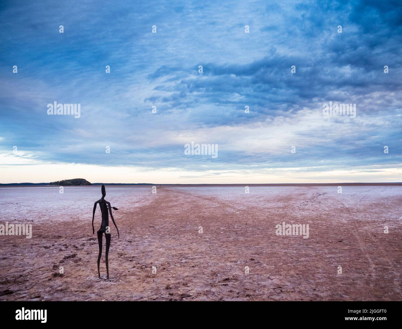 One of the Lake Ballard. "Salt People" - 51 metal-alloy sculptures by ...