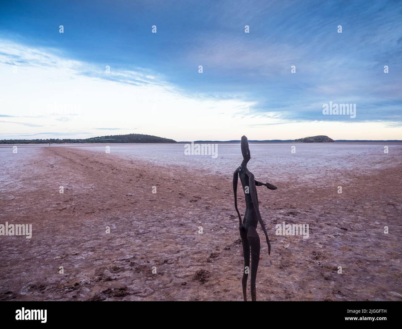 One of the Lake Ballard. "Salt People" - 51 metal-alloy sculptures by ...