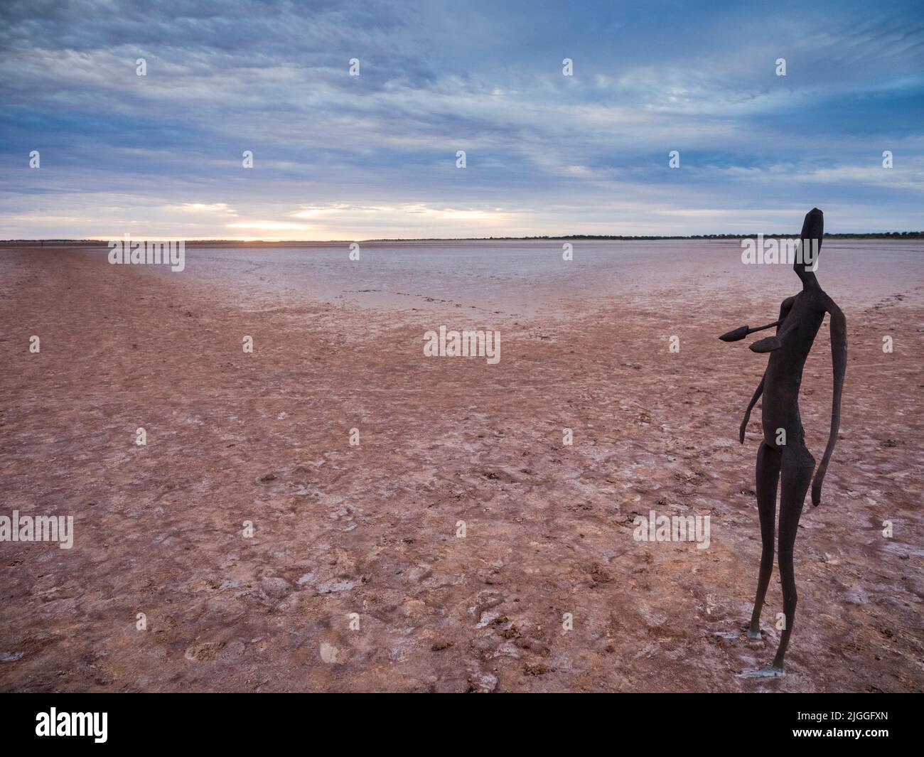 One of the Lake Ballard. "Salt People" - 51 metal-alloy sculptures by ...