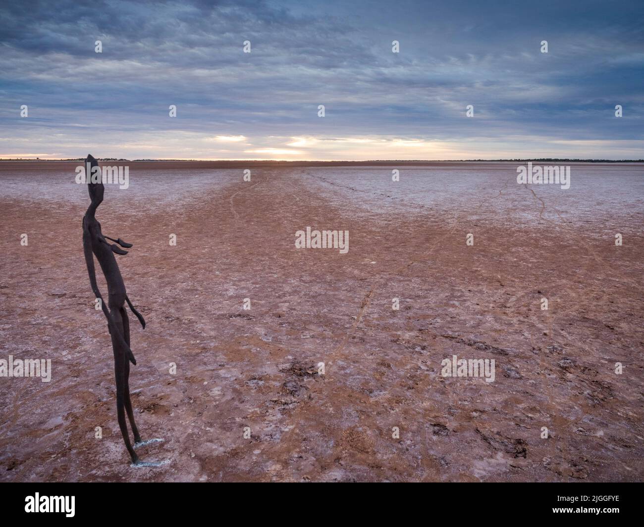 One of the Lake Ballard. "Salt People" - 51 metal-alloy sculptures by ...