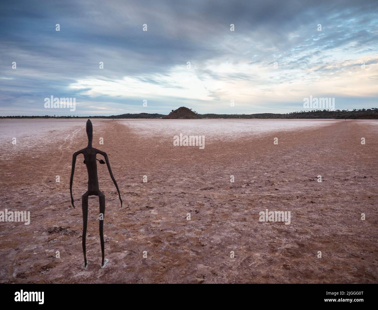 One of the Lake Ballard. "Salt People" - 51 metal-alloy sculptures by ...