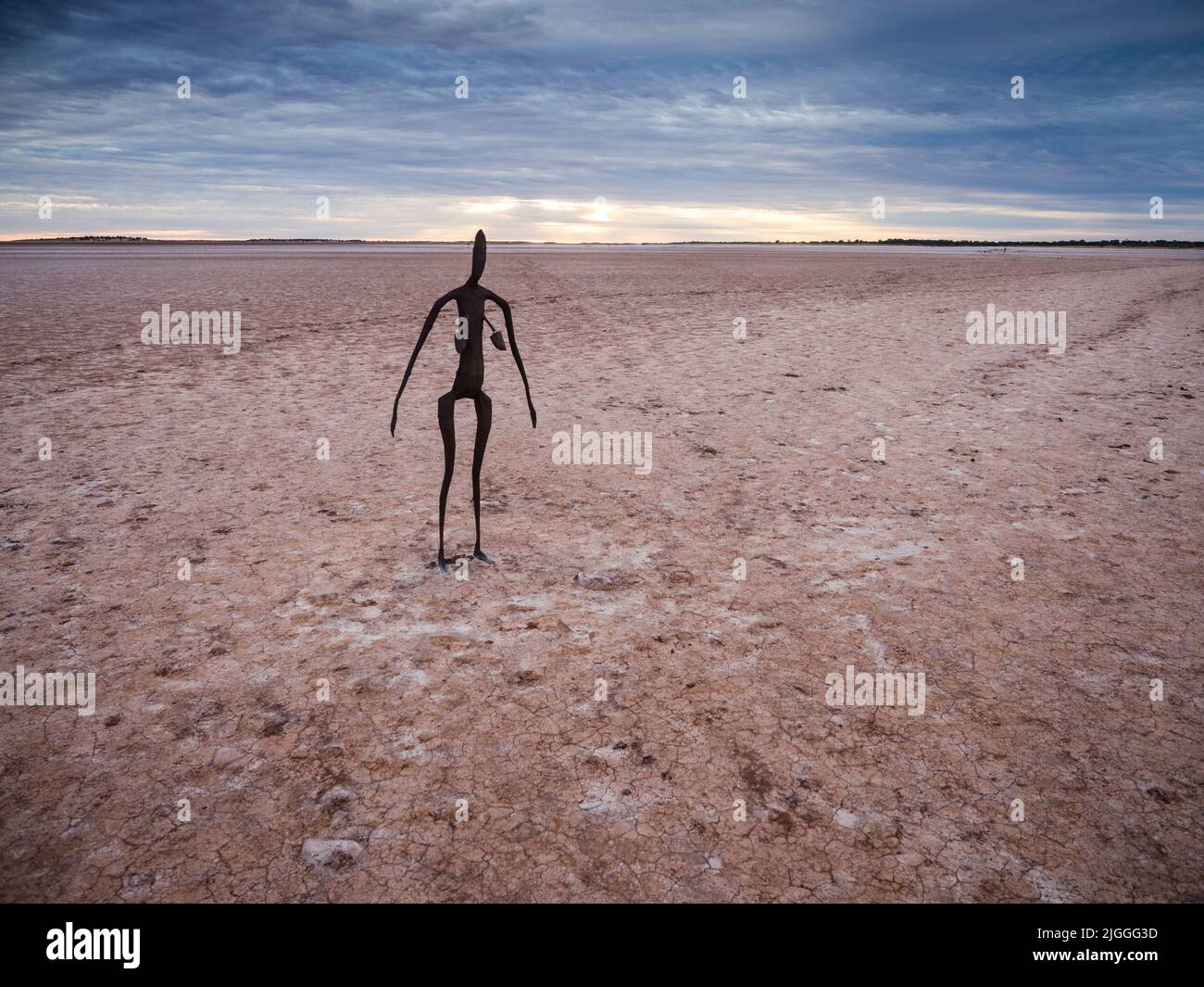 One of the Lake Ballard. "Salt People" - 51 metal-alloy sculptures by ...