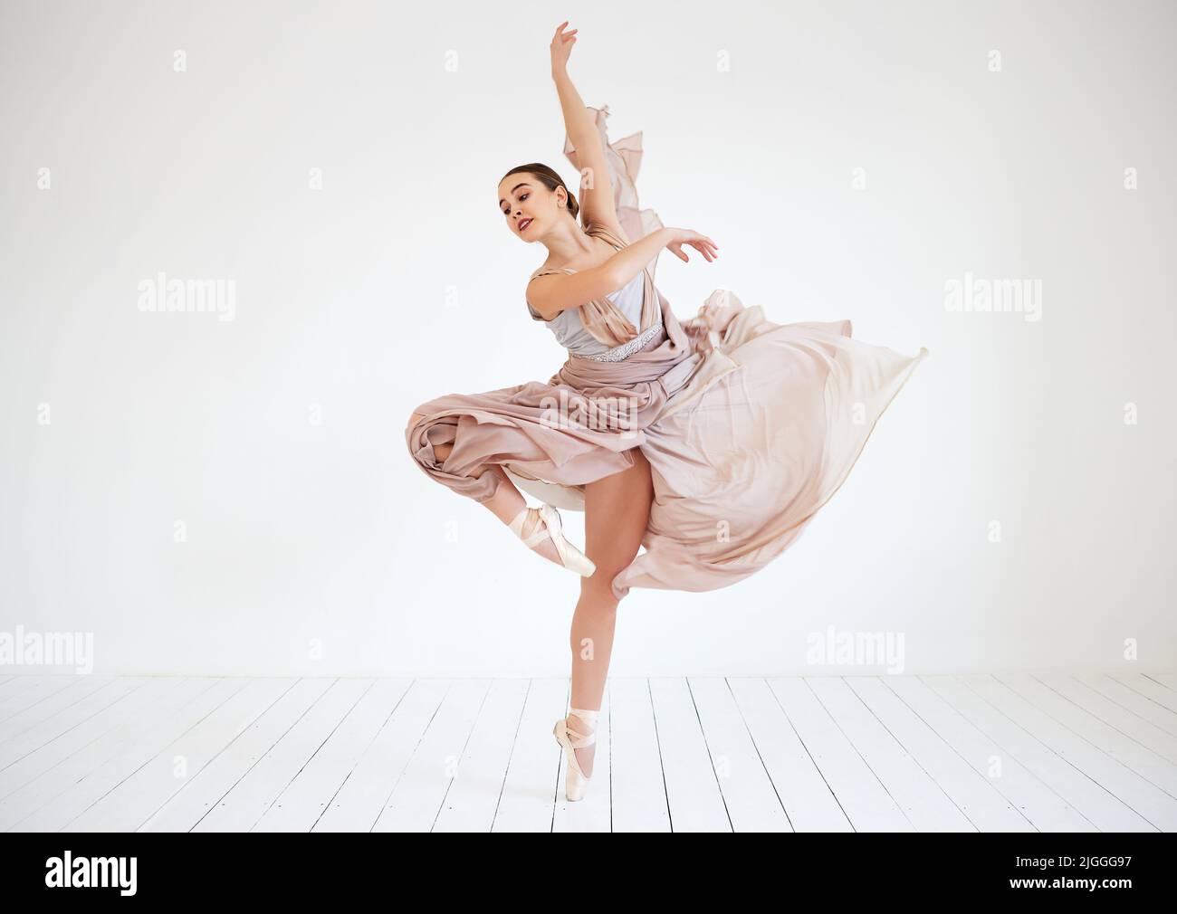 She lives to dance. Full length shot of an attractive young female ...