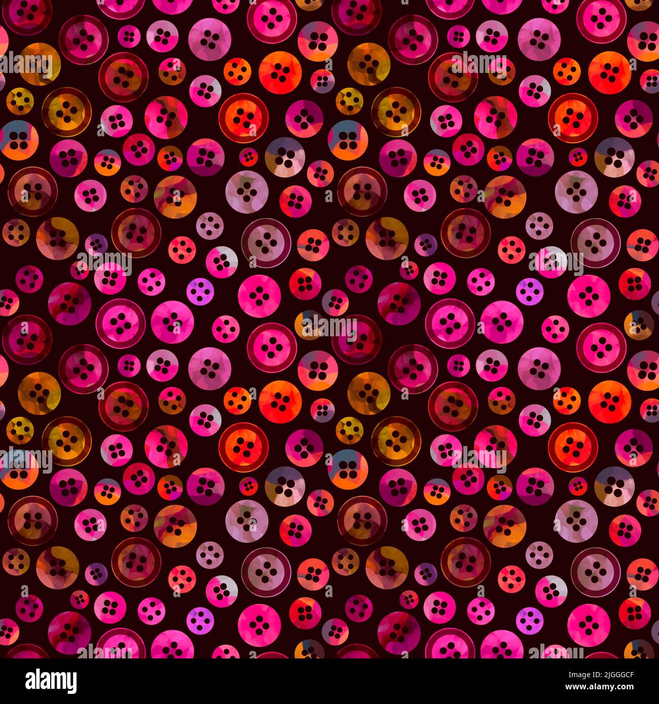 Hobbies seamless plastic buttons pattern for fabrics and wrapping paper ...