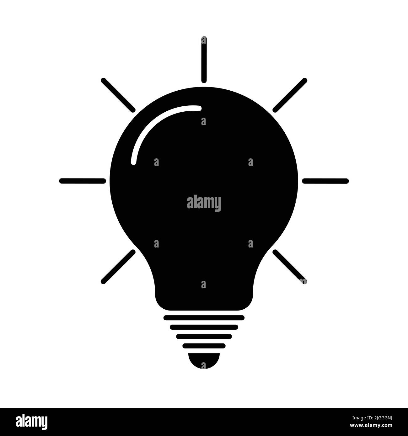 Lightbulb logo hi-res stock photography and images - Alamy