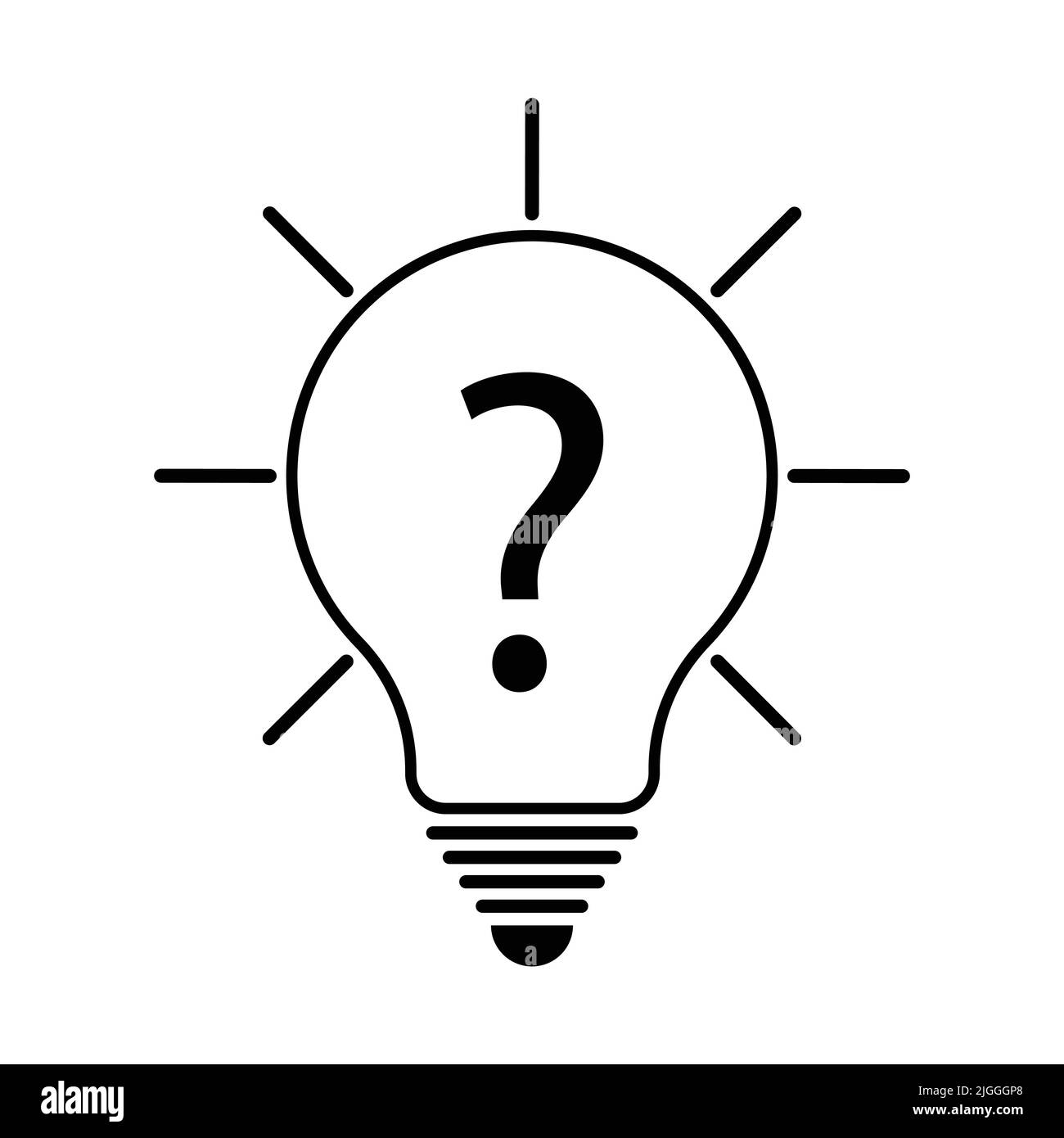 Question mark inside light bulb Black and White Stock Photos & Images ... Question mark inside light bulb Black and White Stock Photos & Images ...