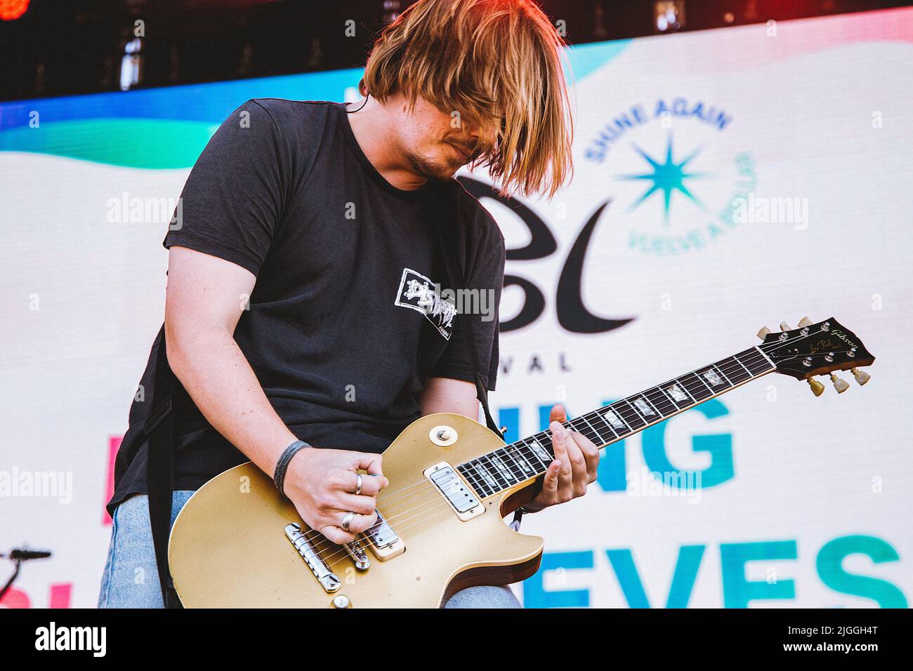 Joe Langridge-Brown of Nothing but Thieves Rock band performs live on ...