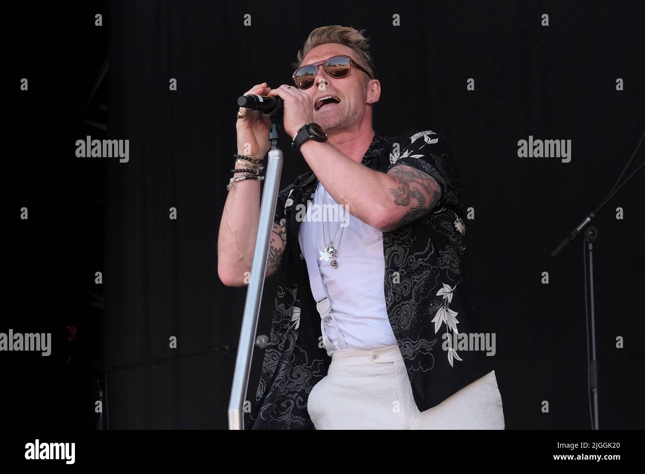 Irish-born singer, songwriter, television presenter, and host of the ...