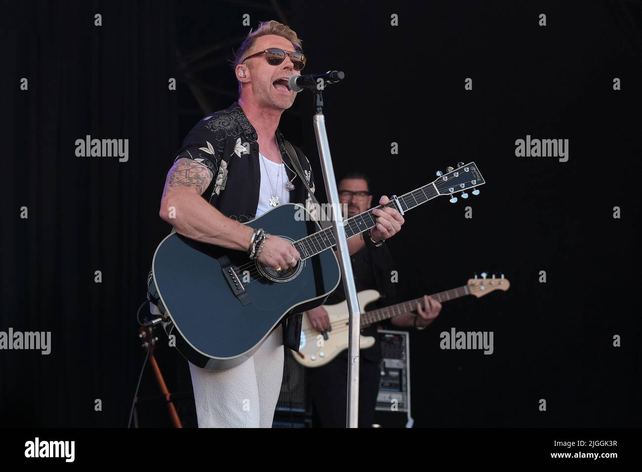 Irish-born singer, songwriter, television presenter, and host of the ...