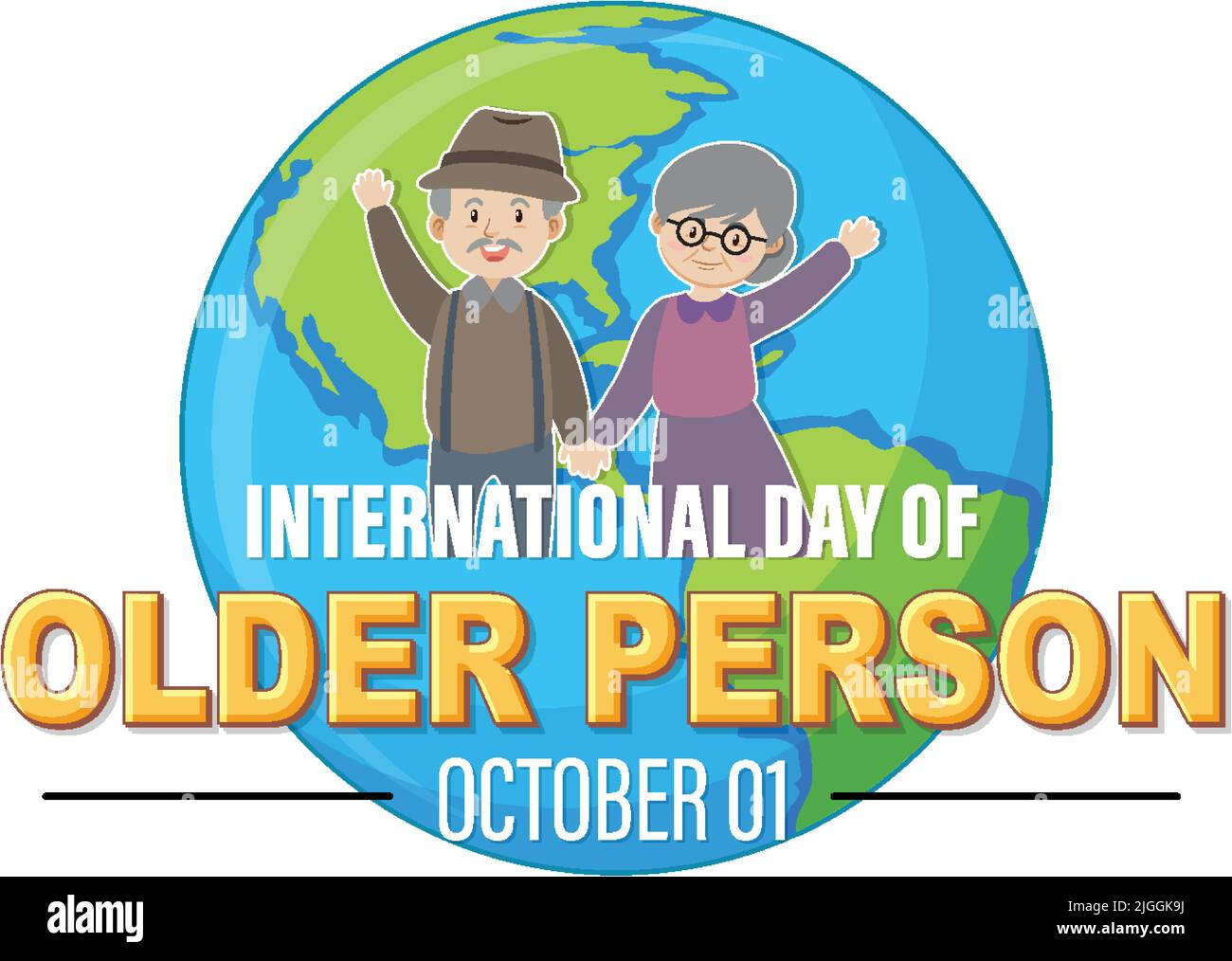 International day of older persons Stock Vector Images - Alamy