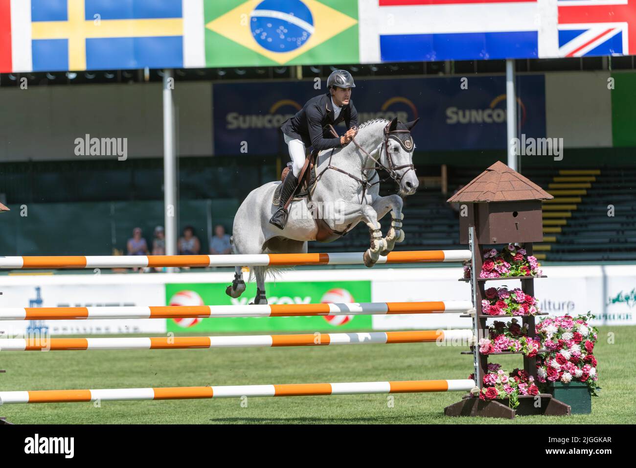 Calgary, Alberta, Canada, 2022-07-09, Eugenio Garza Perez (MEX) riding ...