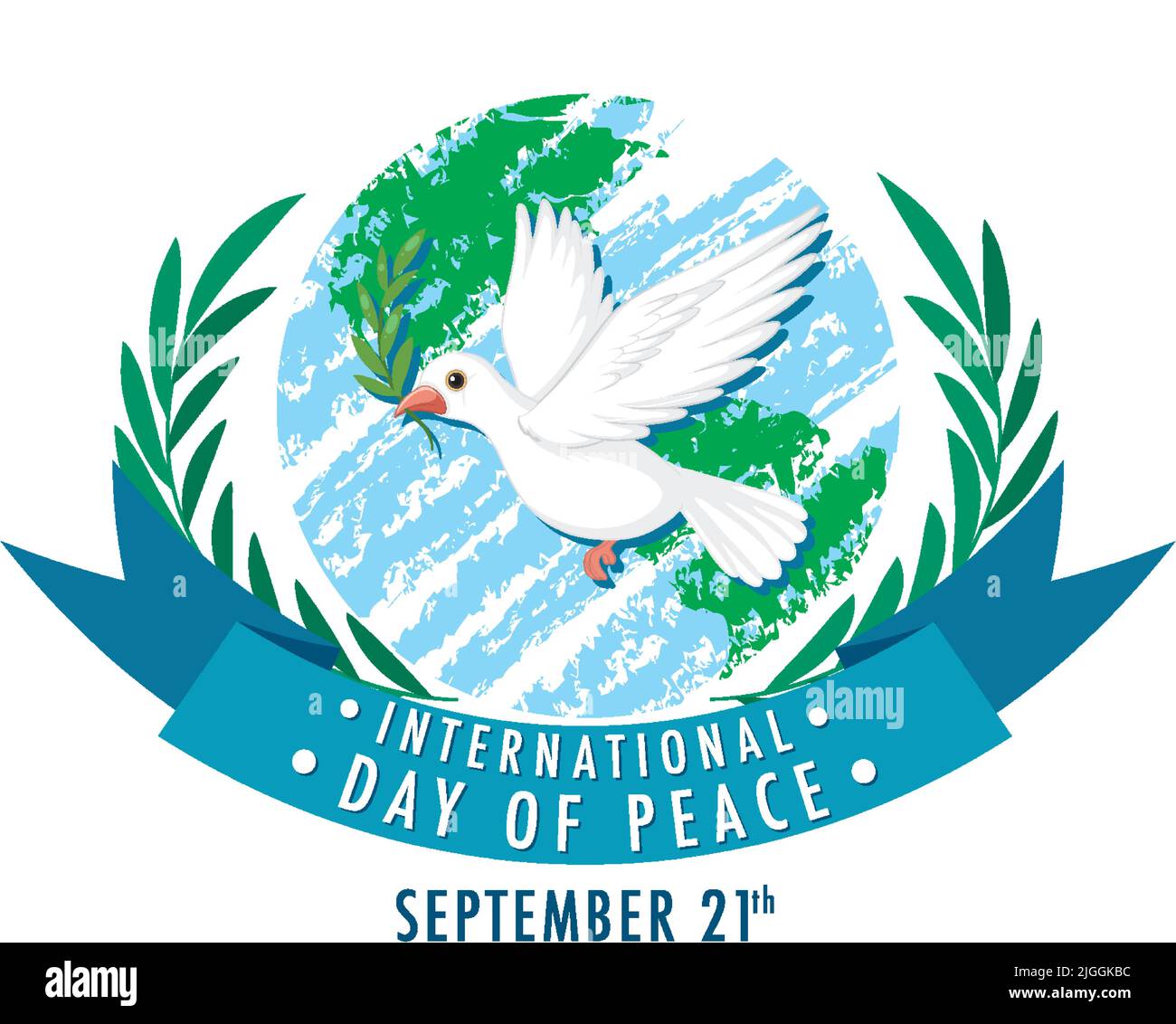 International Day of Peace Banner Design illustration Stock Vector ...