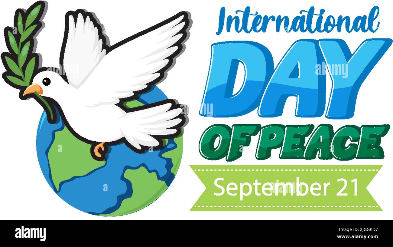 International Day of Peace Banner Design illustration Stock Vector ...