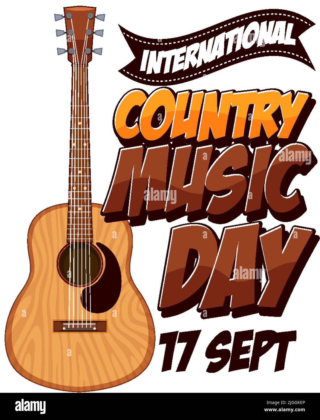 International Country Music Poster Design illustration Stock Vector ...