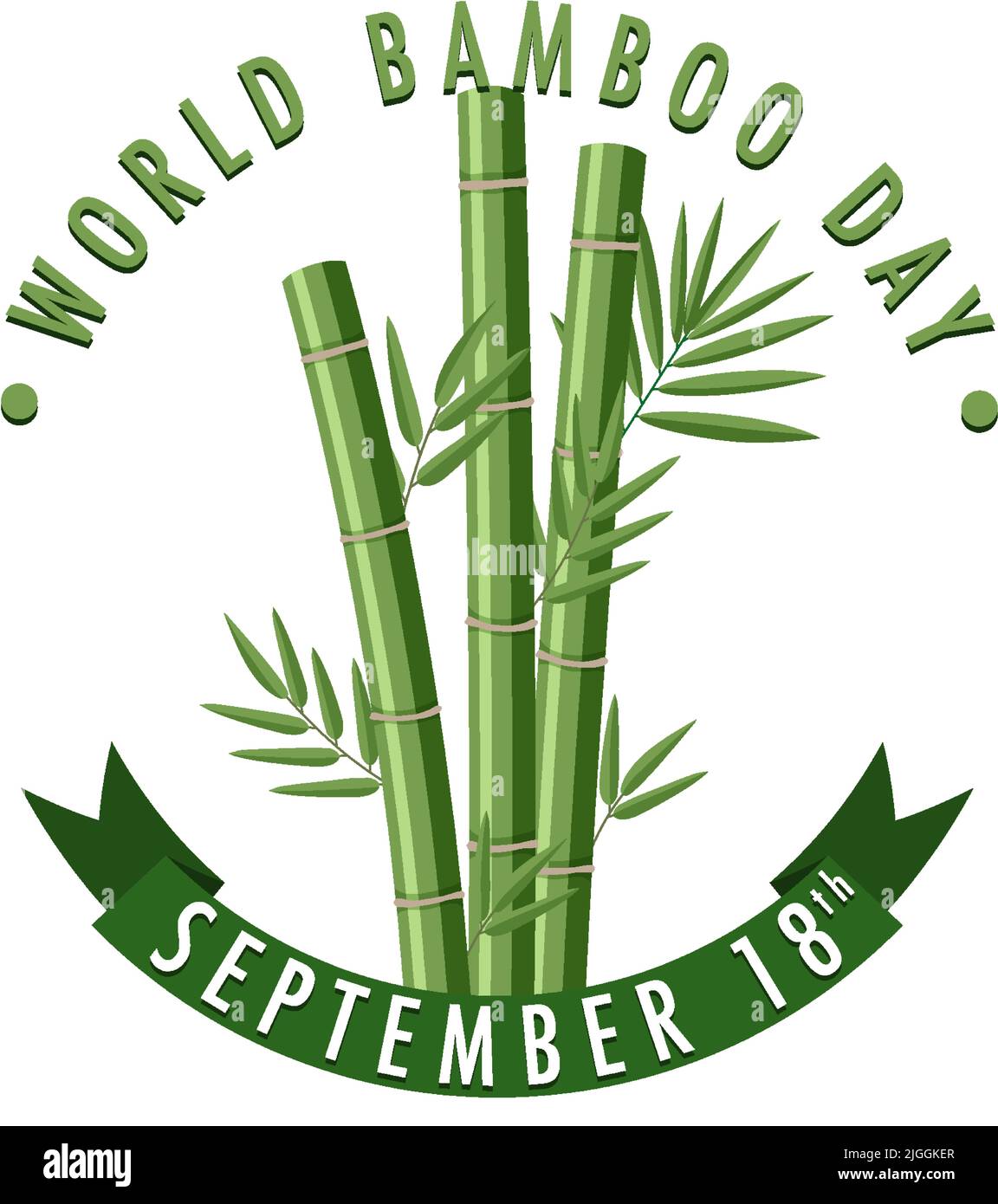 World Bamboo Day September 18 illustration Stock Vector Image & Art - Alamy