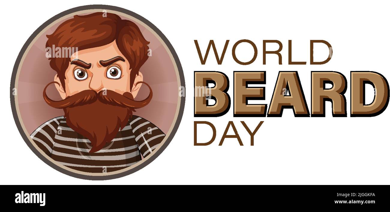 World beard day banner design illustration Stock Vector Image & Art - Alamy