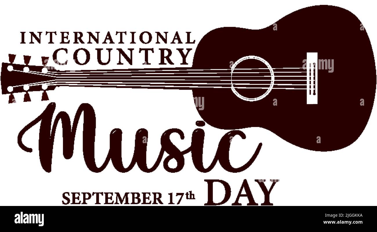 International Country Music Day illustration Stock Vector Image & Art ...