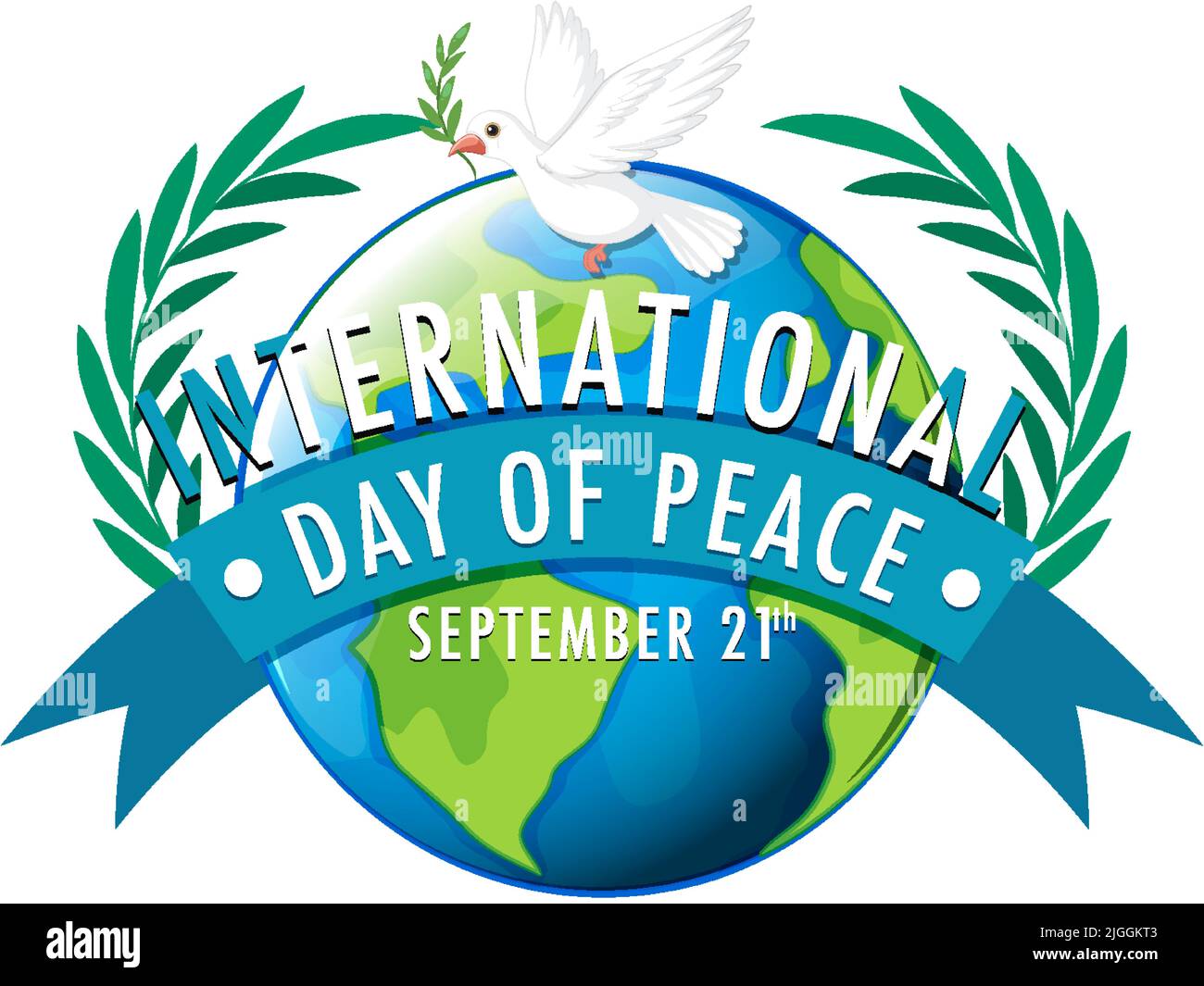 International Day of Peace Banner Design illustration Stock Vector ...