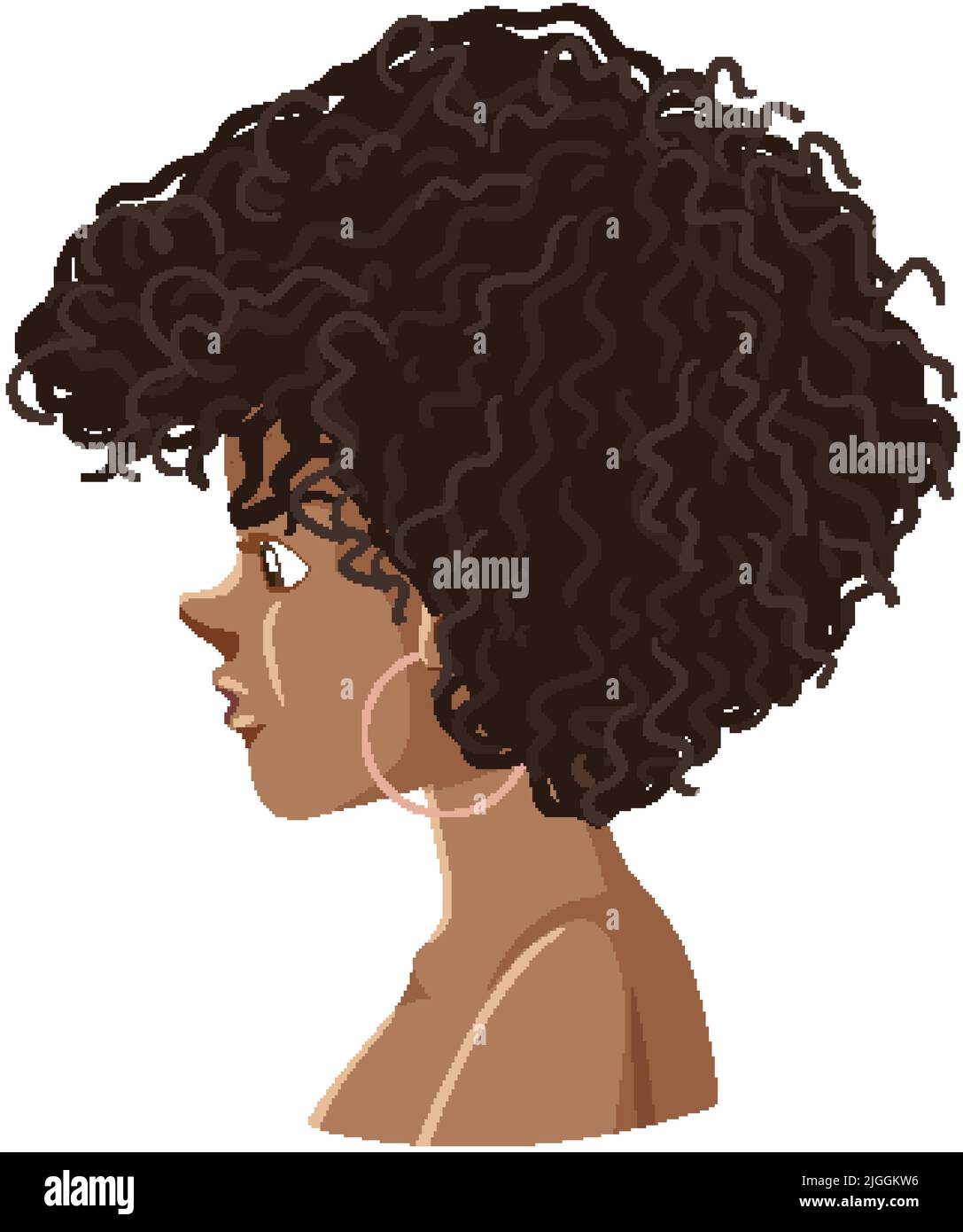 Image on side woman Stock Vector Images - Alamy