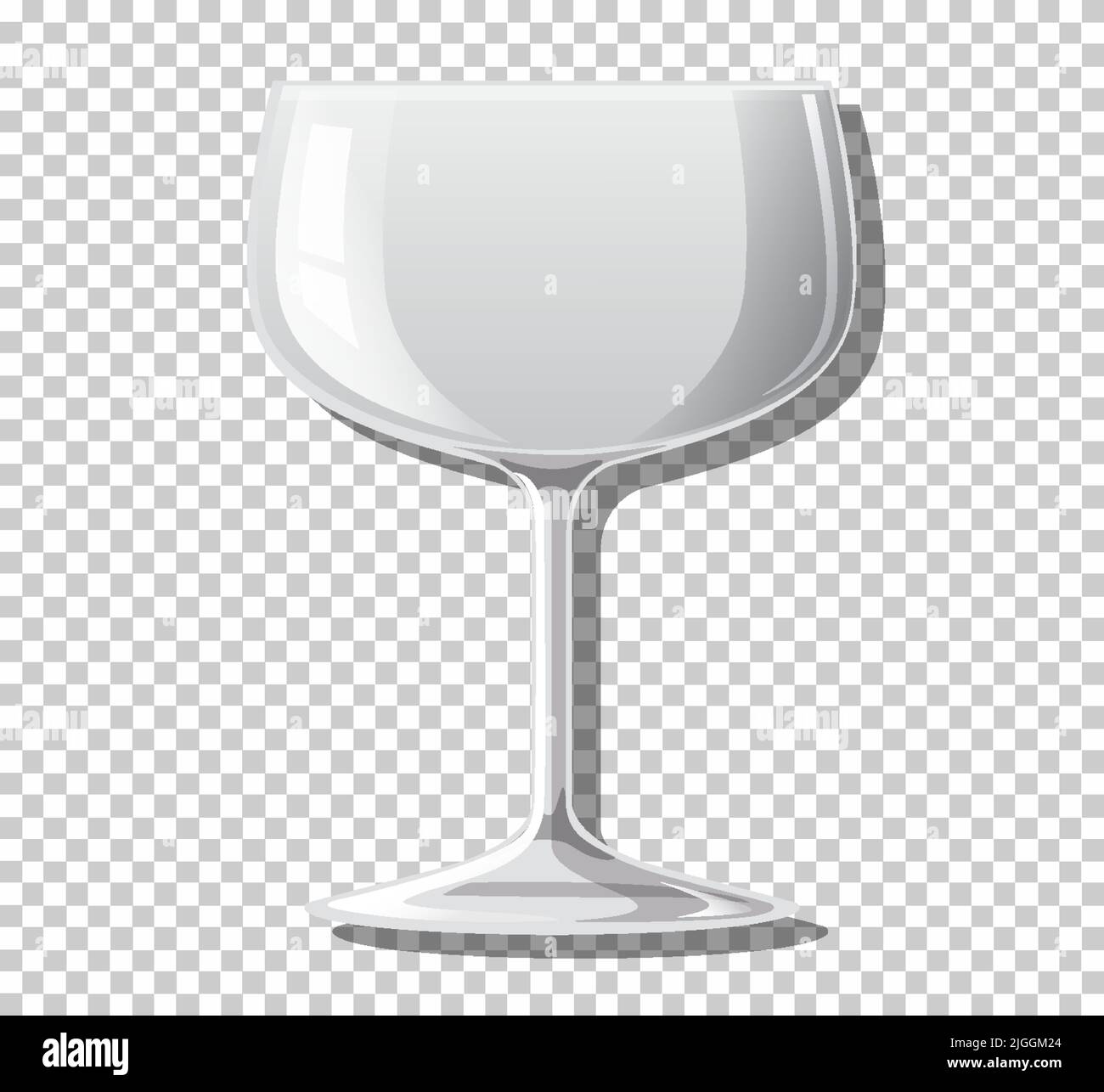 Empty Cocktail glass isolated illustration Stock Vector Image & Art - Alamy