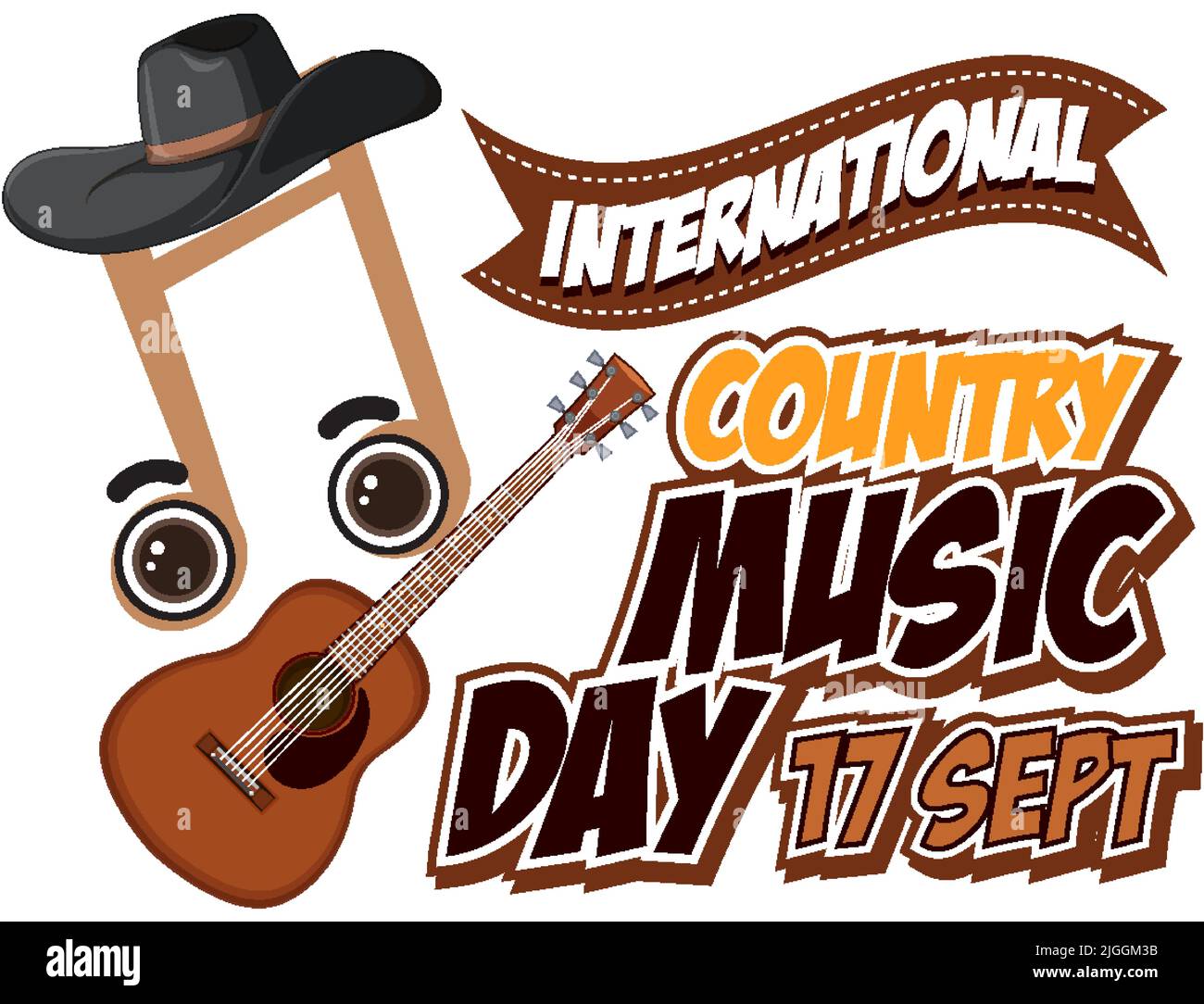 International Country Music Poster Design illustration Stock Vector ...