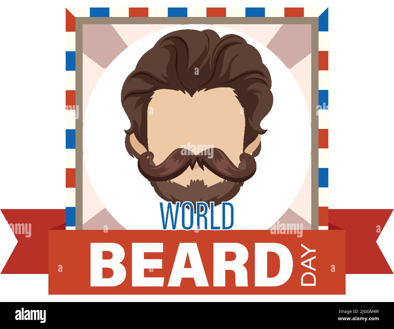 World beard day banner design illustration Stock Vector Image & Art - Alamy
