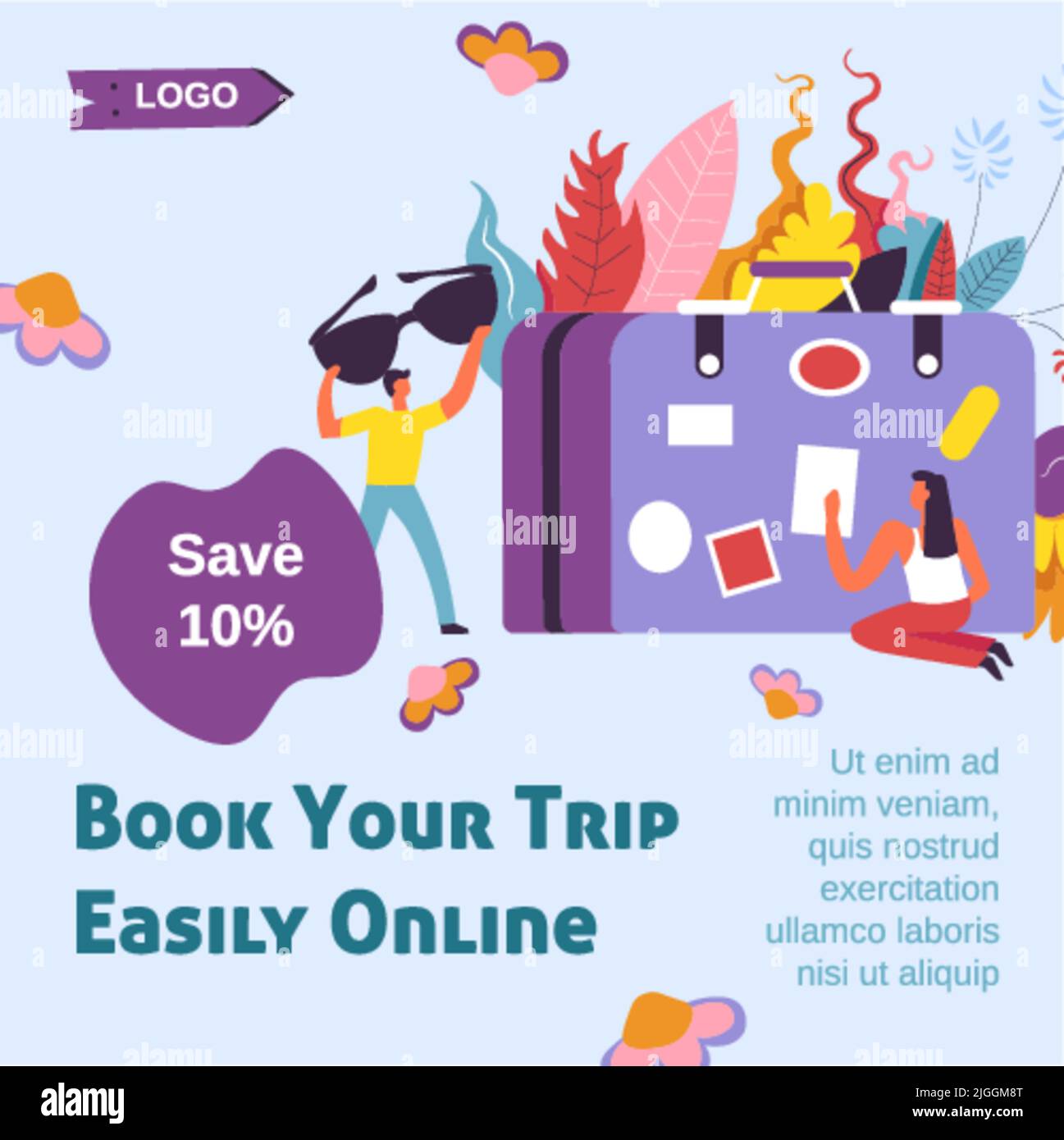 Vacation trip planner agency Stock Vector Images - Alamy