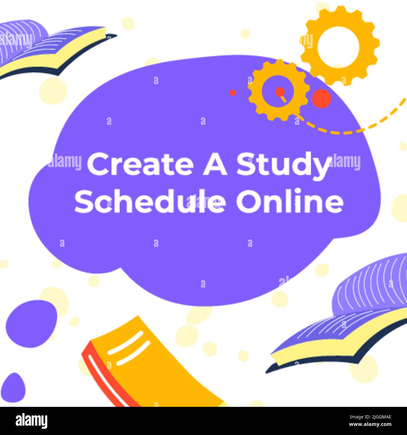 Create study schedule online, school organization Stock Vector Image ... Create study schedule online, school organization Stock Vector Image ...
