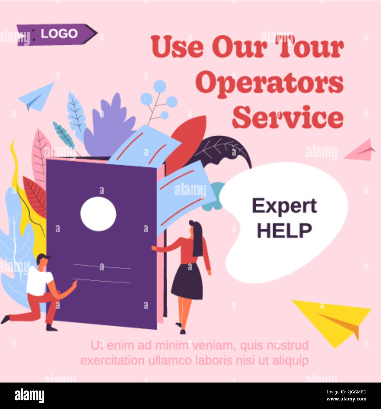 Tourist operators Stock Vector Images - Alamy