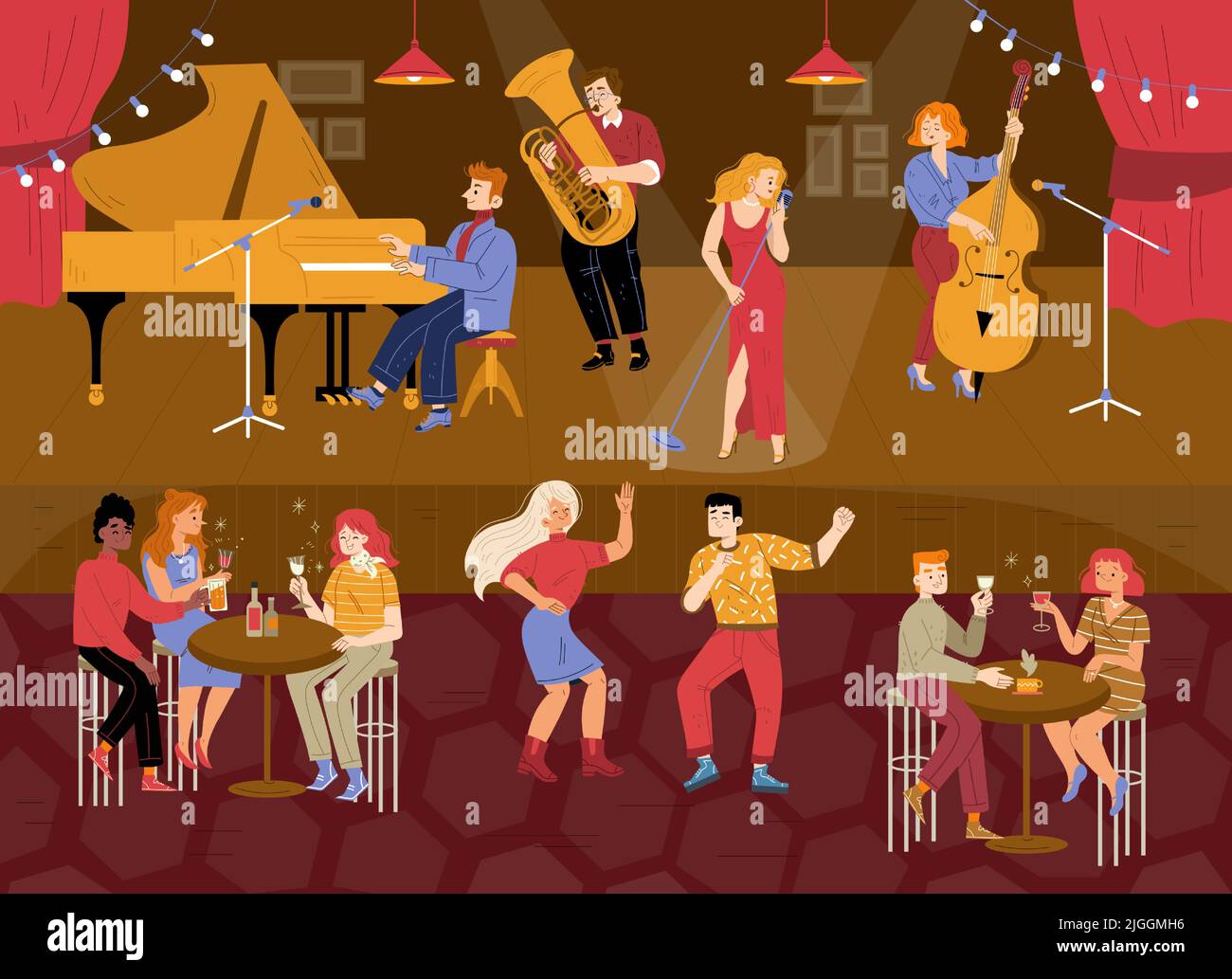 Club of artists Stock Vector Images - Alamy