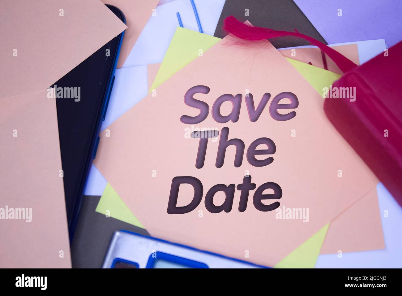 Save the date calendar hi-res stock photography and images - Alamy