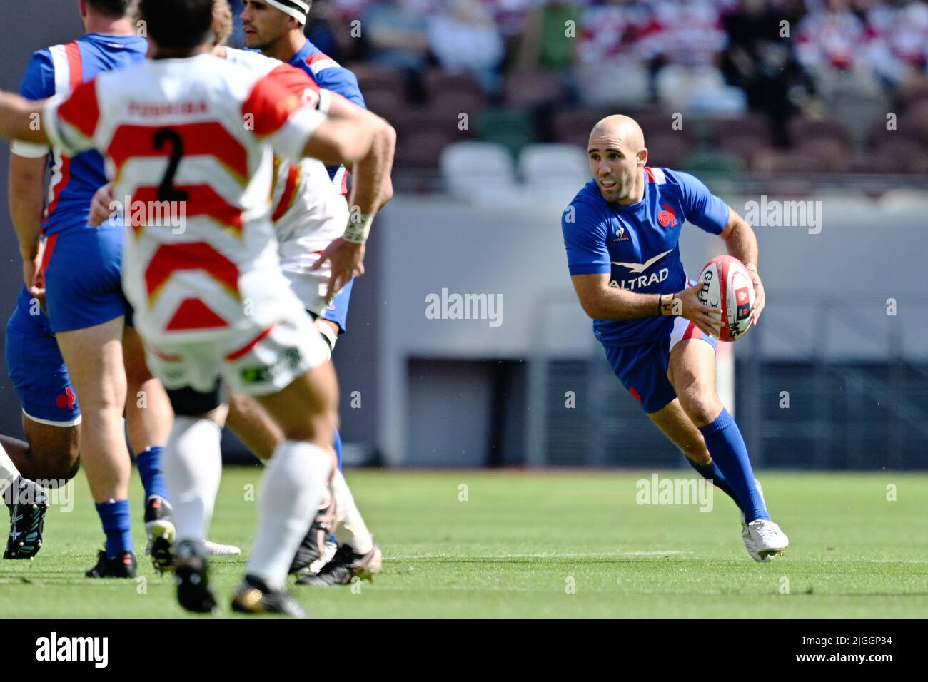Tokyo, Japan. Credit: MATSUO. 9th July, 2022. Maxime Lucu (FRA) Rugby ...