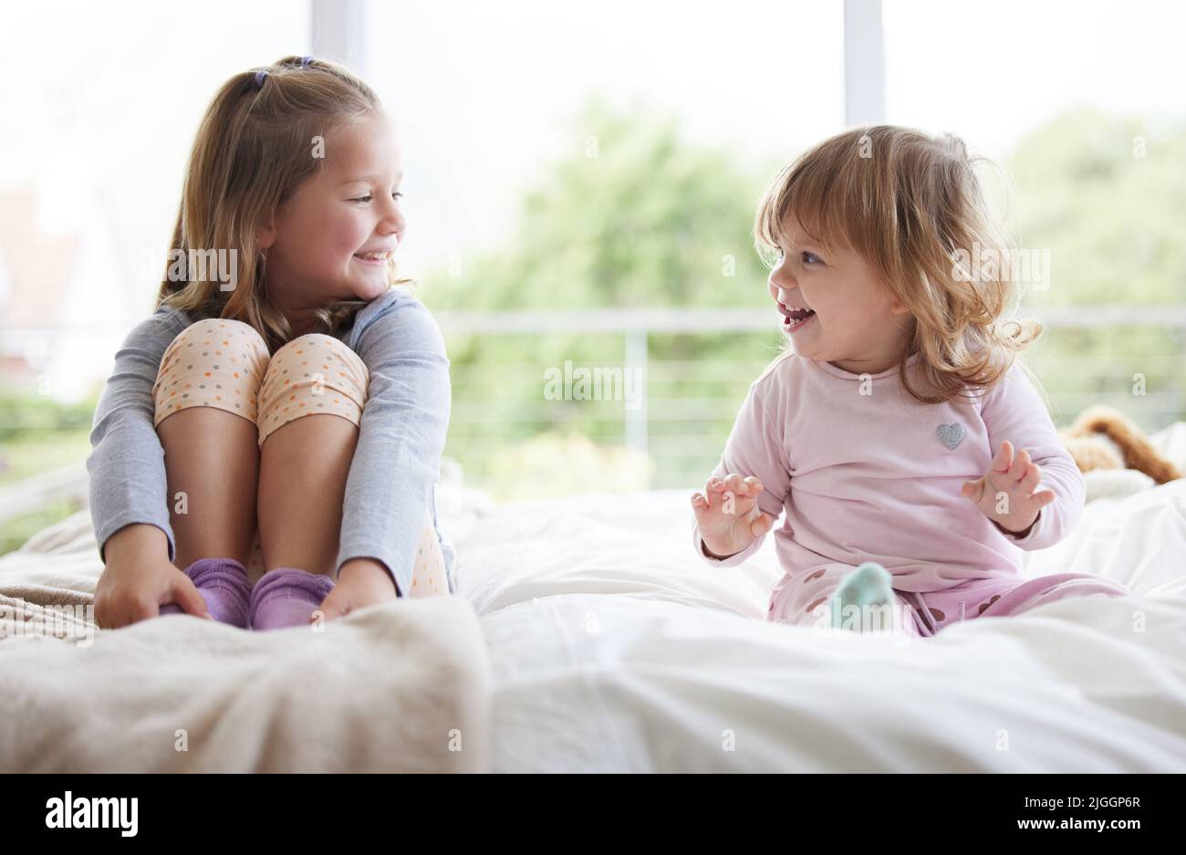 Joy together family bright hi-res stock photography and images - Alamy