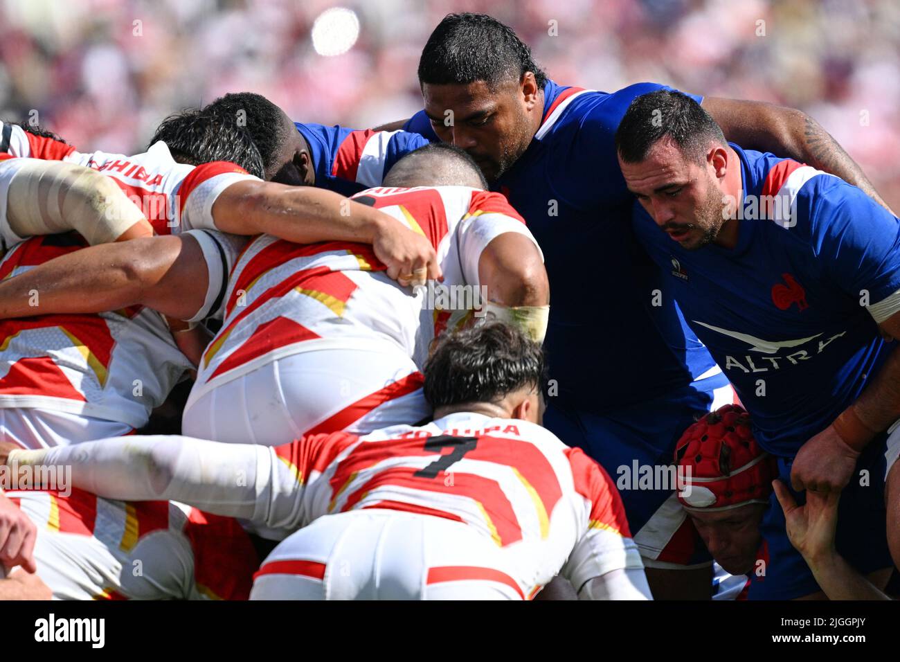 Tokyo, Japan. Credit: MATSUO. 9th July, 2022. Two team groups Rugby : LipovitanD Challenge Cup ...