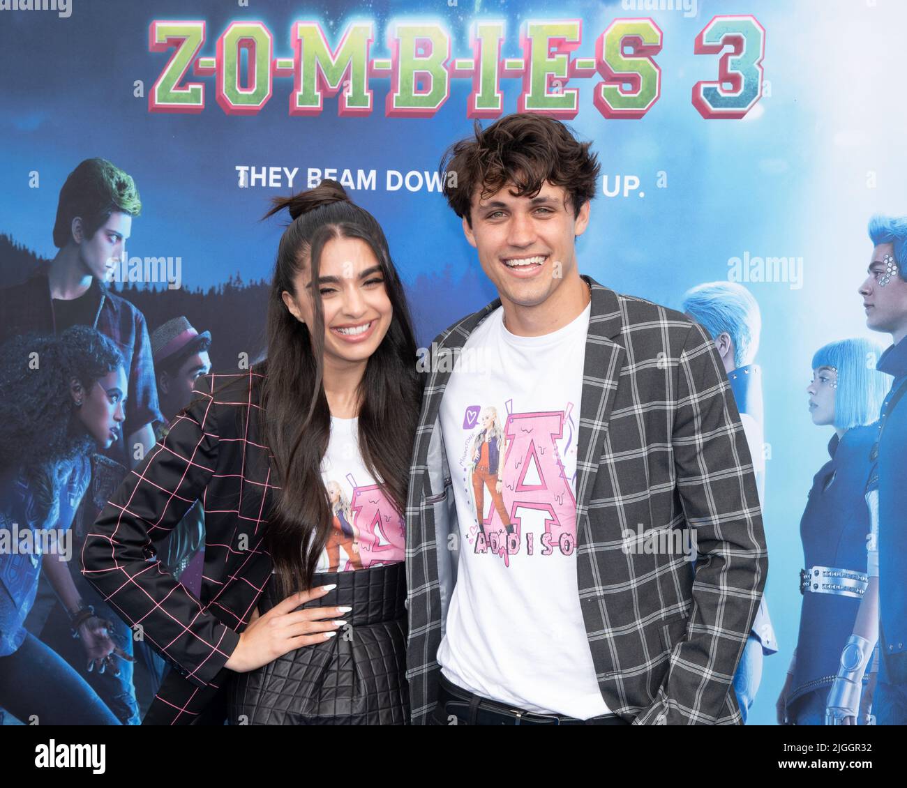 09 July 2022 - Los Angeles, California - Nida Khurshid and Drake Rodger ...