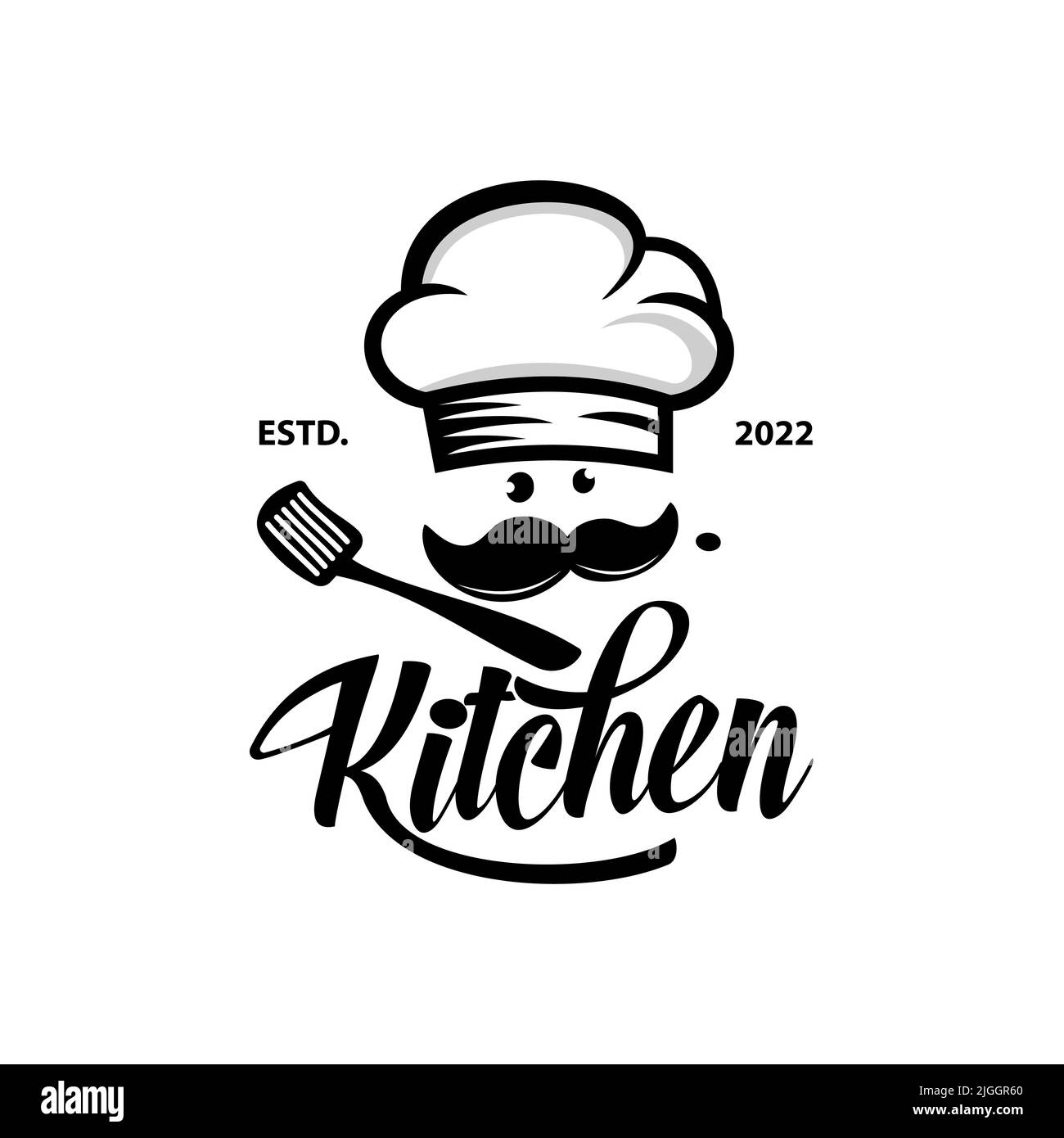 Restaurant logo elements Black and White Stock Photos & Images - Alamy