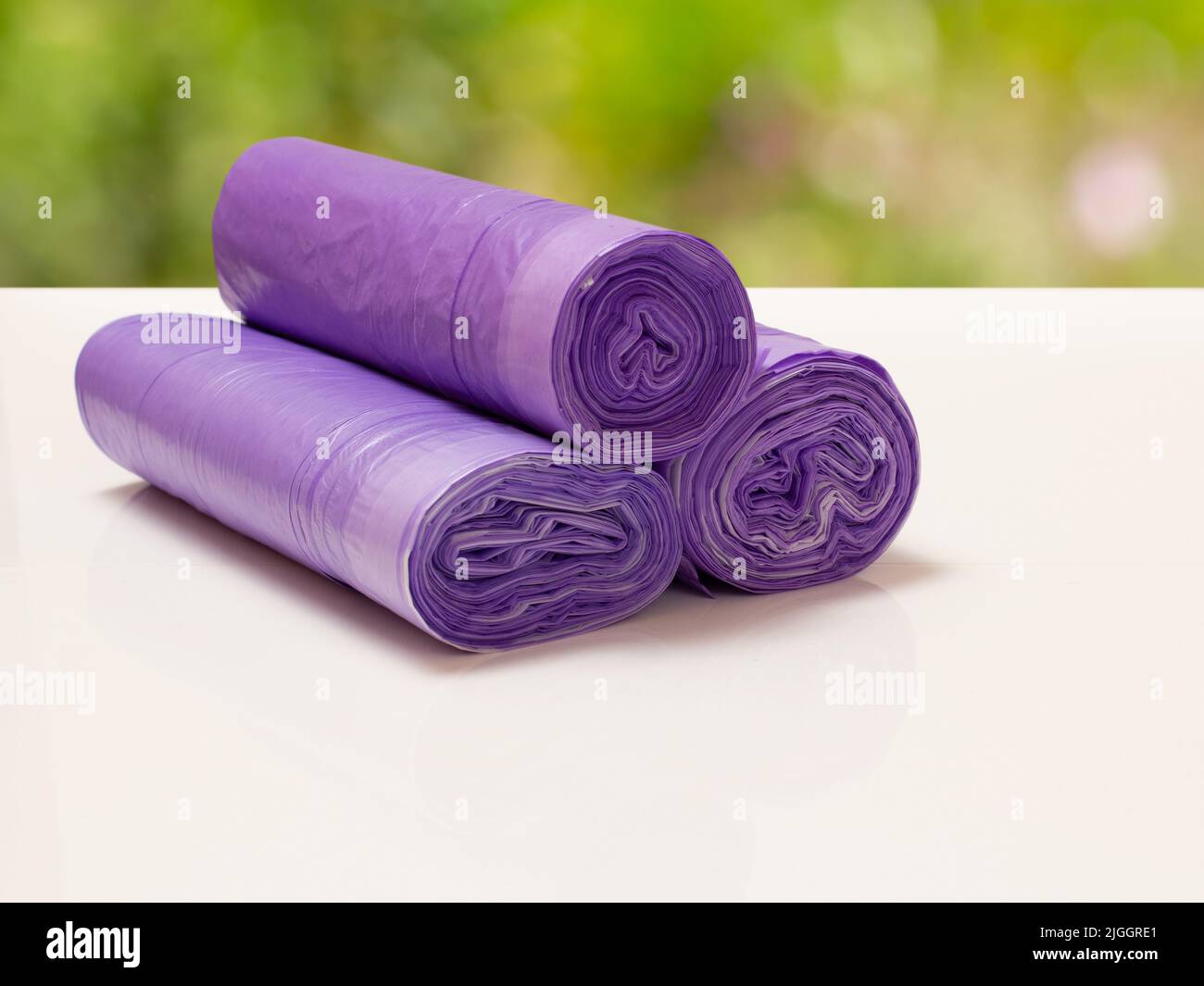 Garbage bags natural background hi-res stock photography and images - Alamy