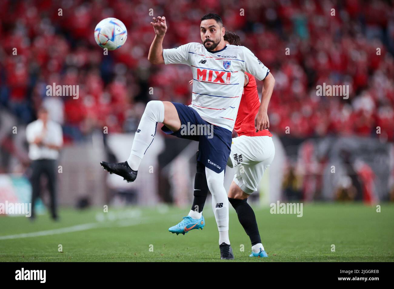 Saitama, Japan. 10th July, 2022. Diego Oliveira (FC Tokyo) Football ...
