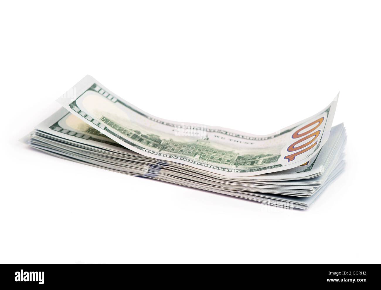 Large bundle hundred dollar bills hi-res stock photography and images ...