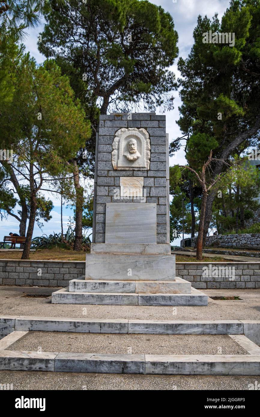 Monument of papadiamantis hi-res stock photography and images - Alamy