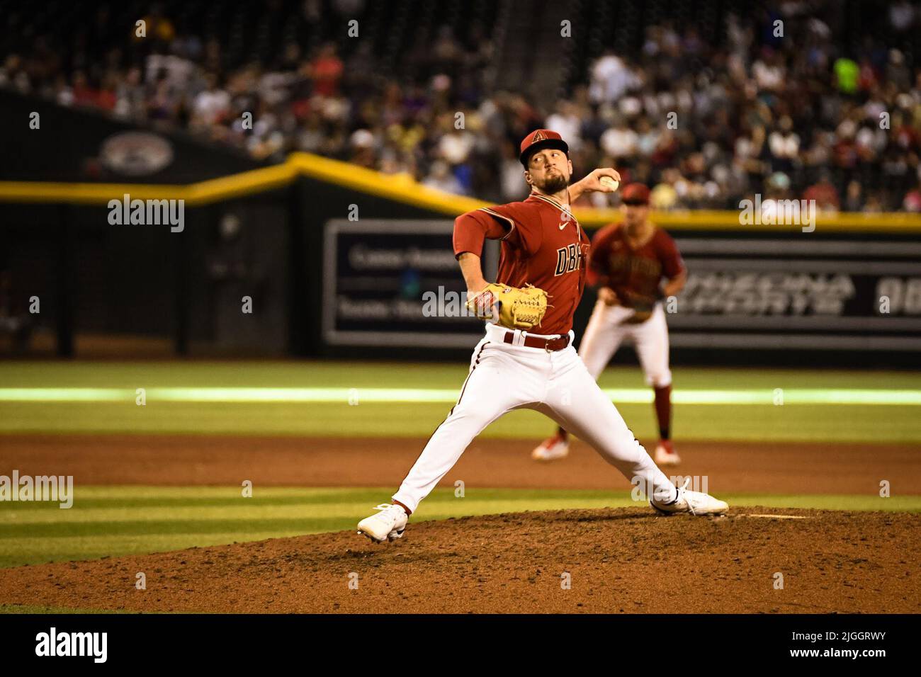 Phoenix, United States. 10th July, 2022. Arizona Diamondbacks pitcher ...