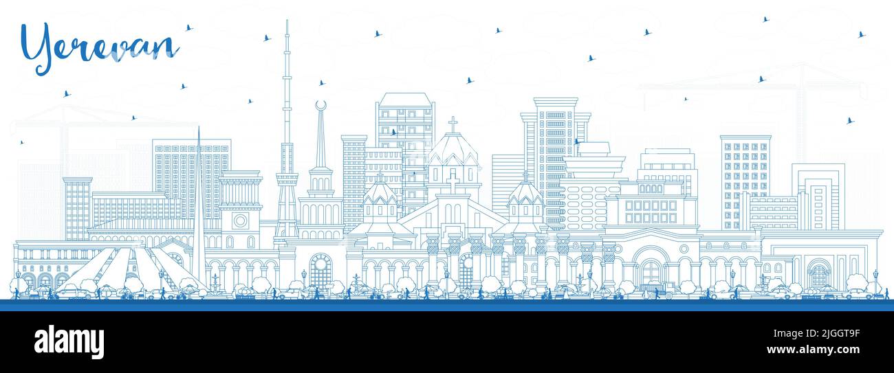 Old yerevan Stock Vector Images - Alamy