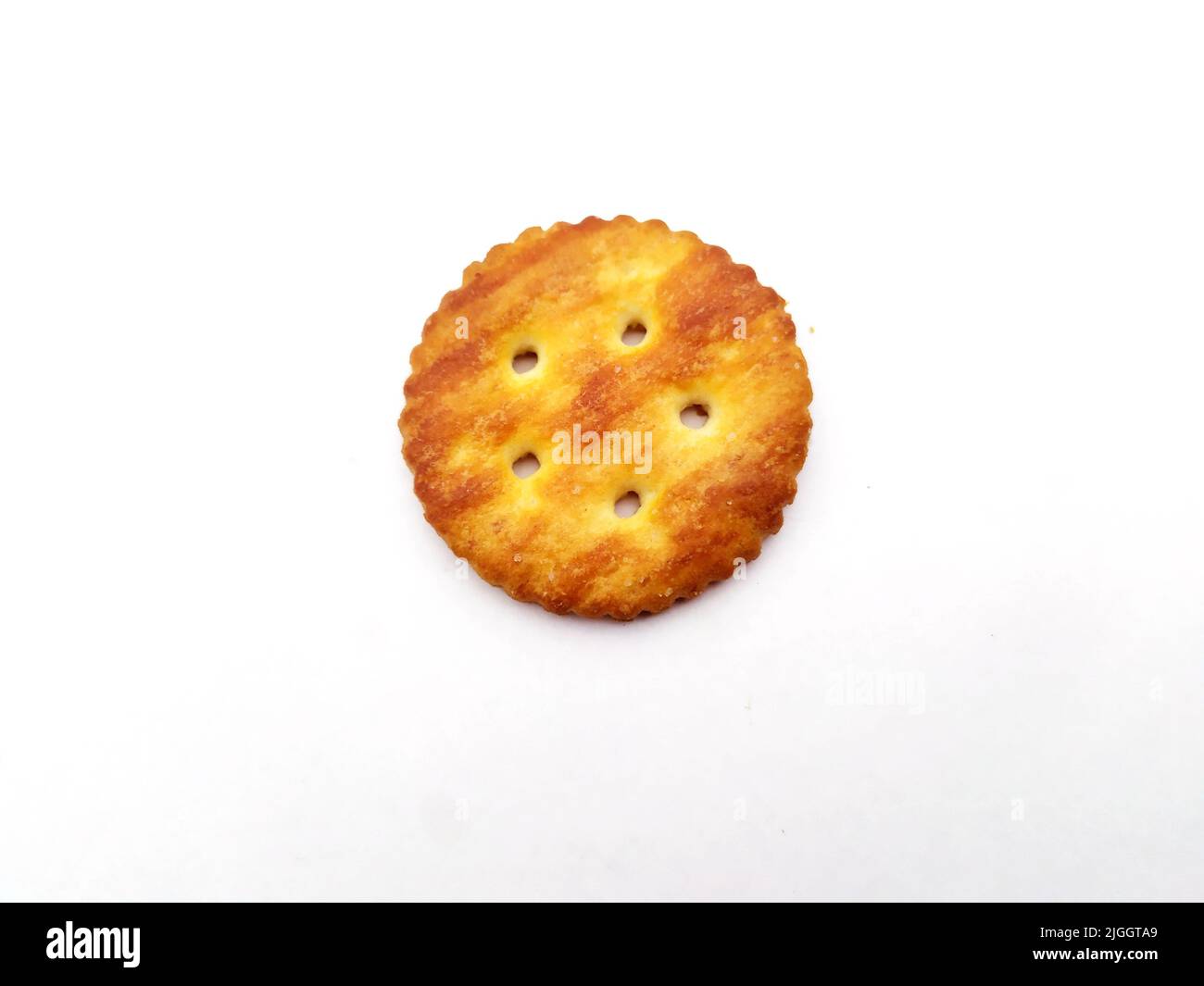 fresh crispy biscuits isolated on white background Stock Photo - Alamy