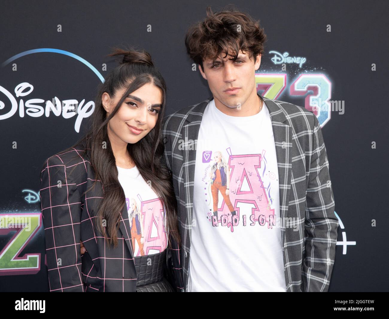 09 July 2022 - Los Angeles, California - Nida Khurshid and Drake Rodger ...