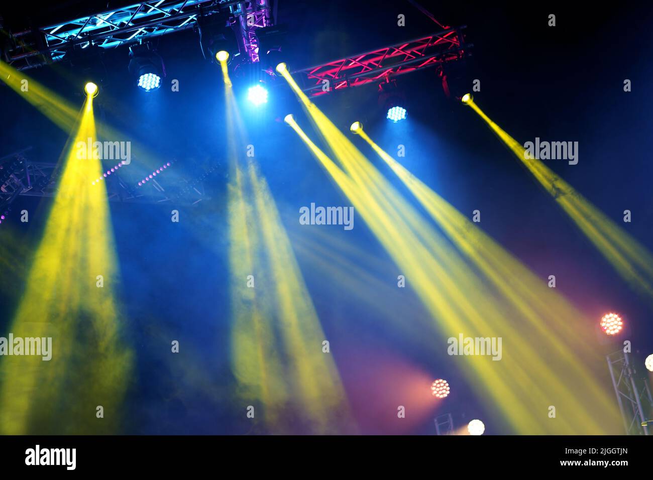 Texture blur and defocus, background for design. Stage light at a ...