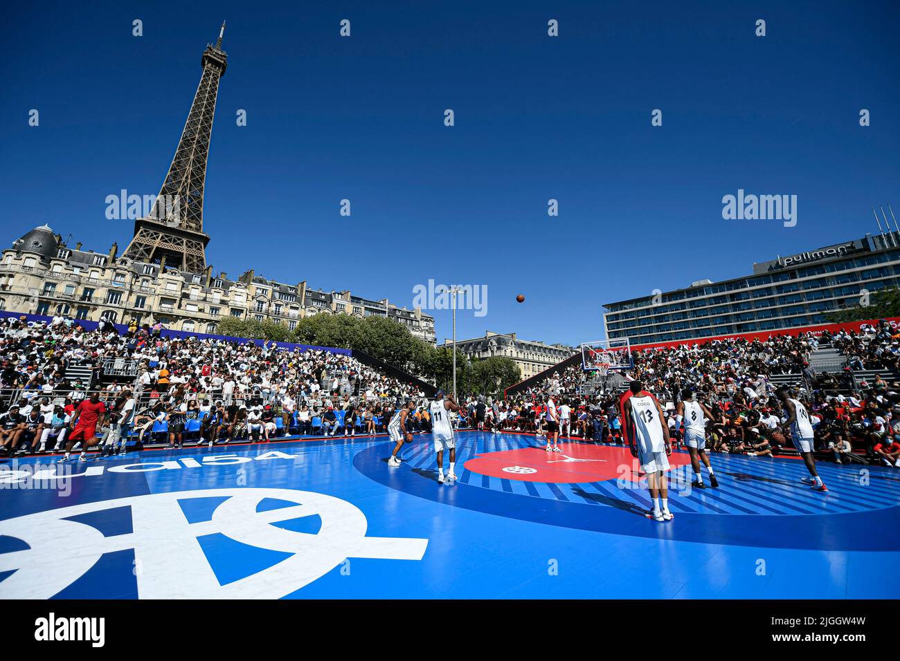 General view (Illustration, atmosphere) with competitors under the ...