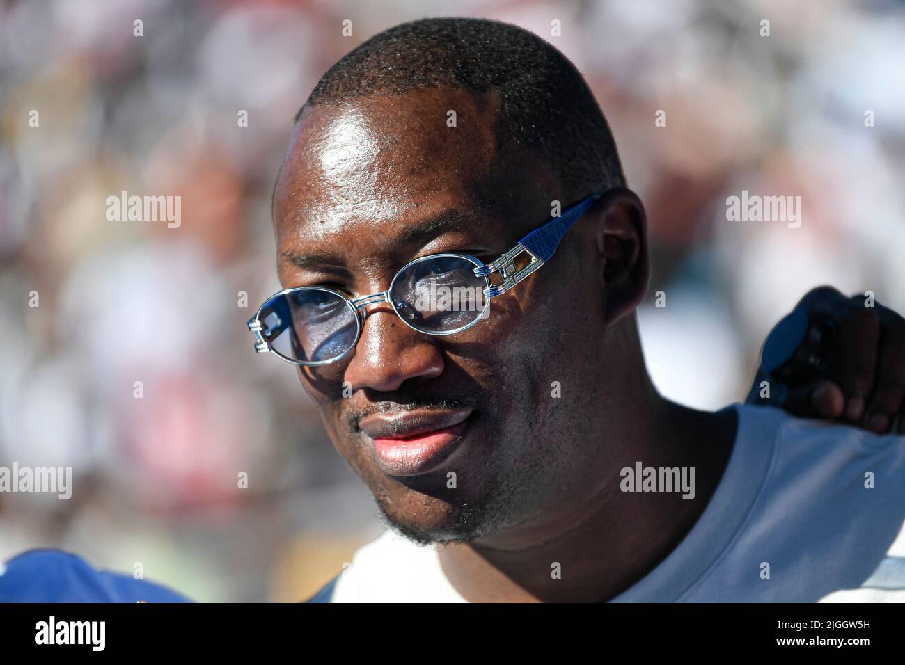 French rapper Mokobe during the Quai 54 basketball tournament (The ...