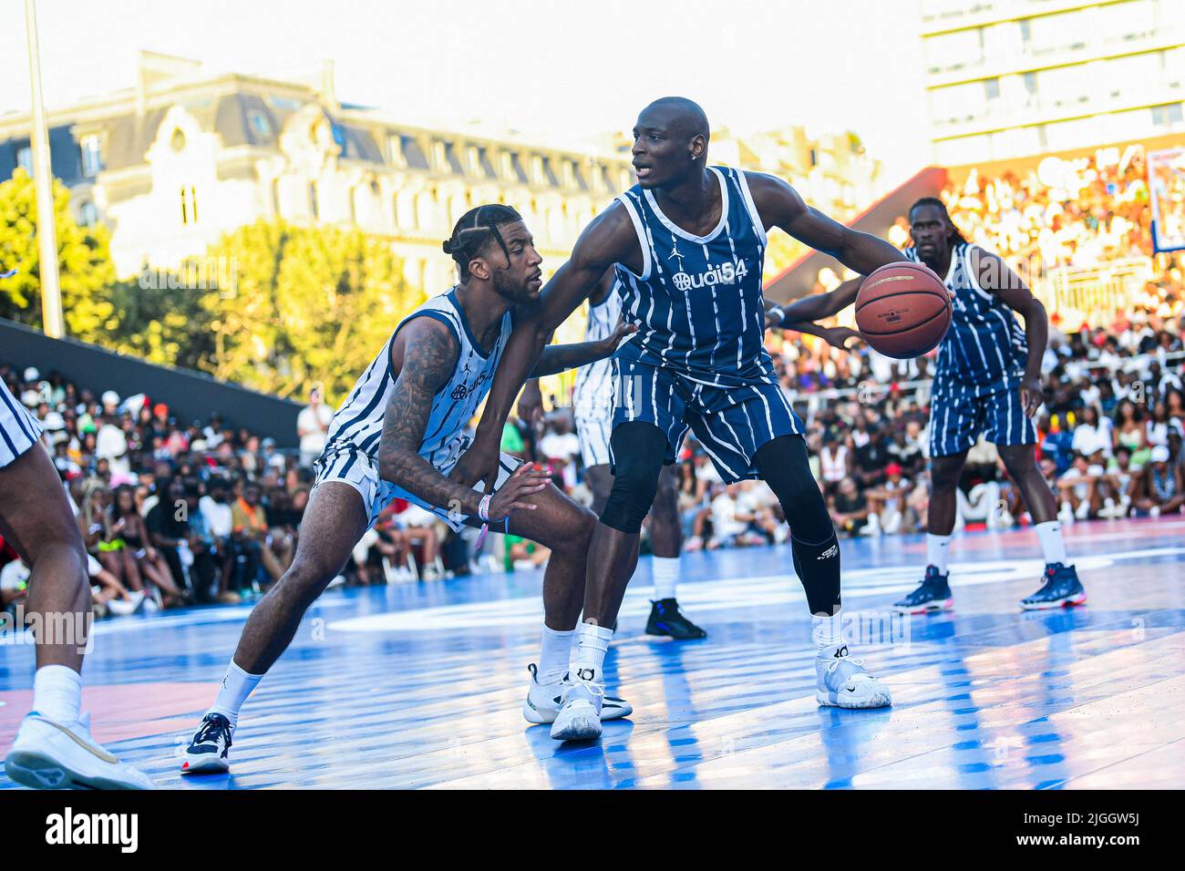 Bandja Sy of La Fusion during the Quai 54 basketball tournament (The ...